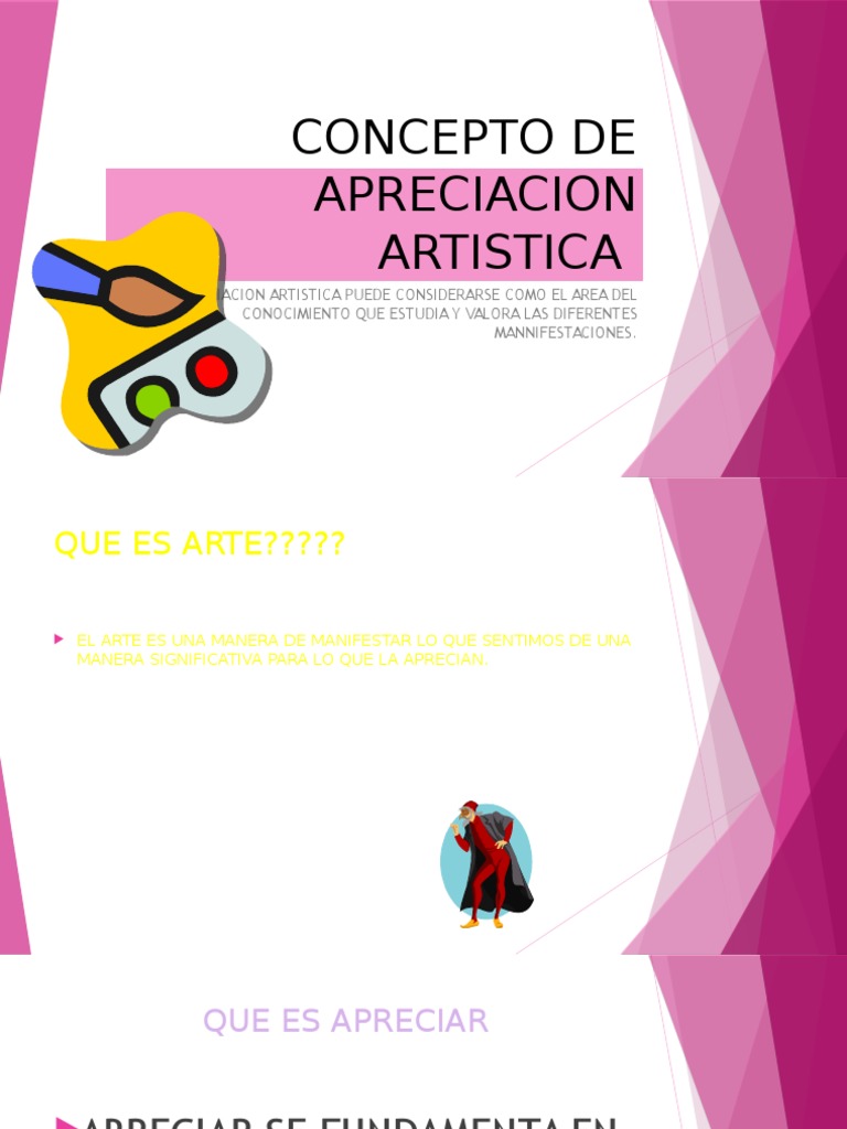 Concepto de Apreciacion Artistica | PDF | Belleza | Pinturas