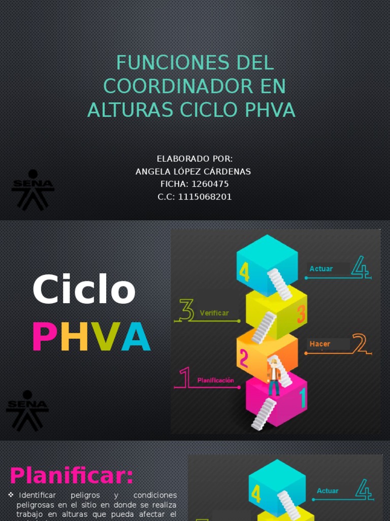 Funciones del Coordinador Ciclo PHVA | PDF