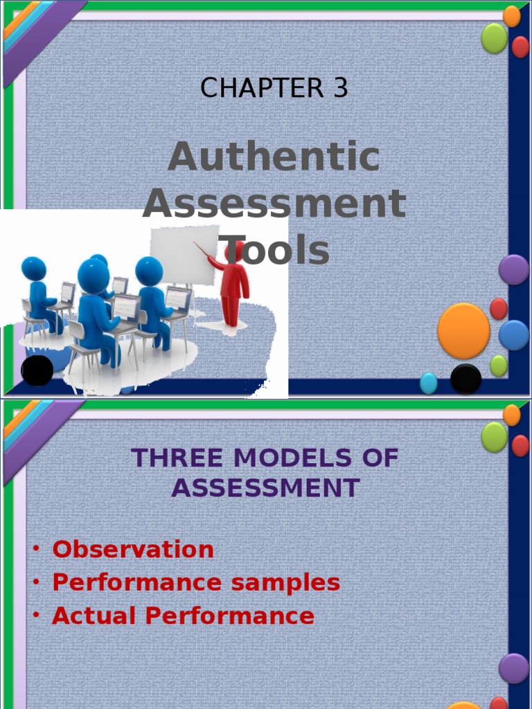 Authentic Assessment Tools and Examples | PDF