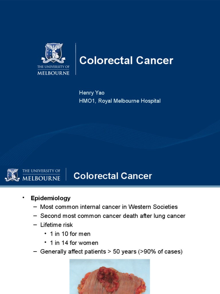 Colorectal Cancer.ppt | Colorectal Cancer | Colonoscopy