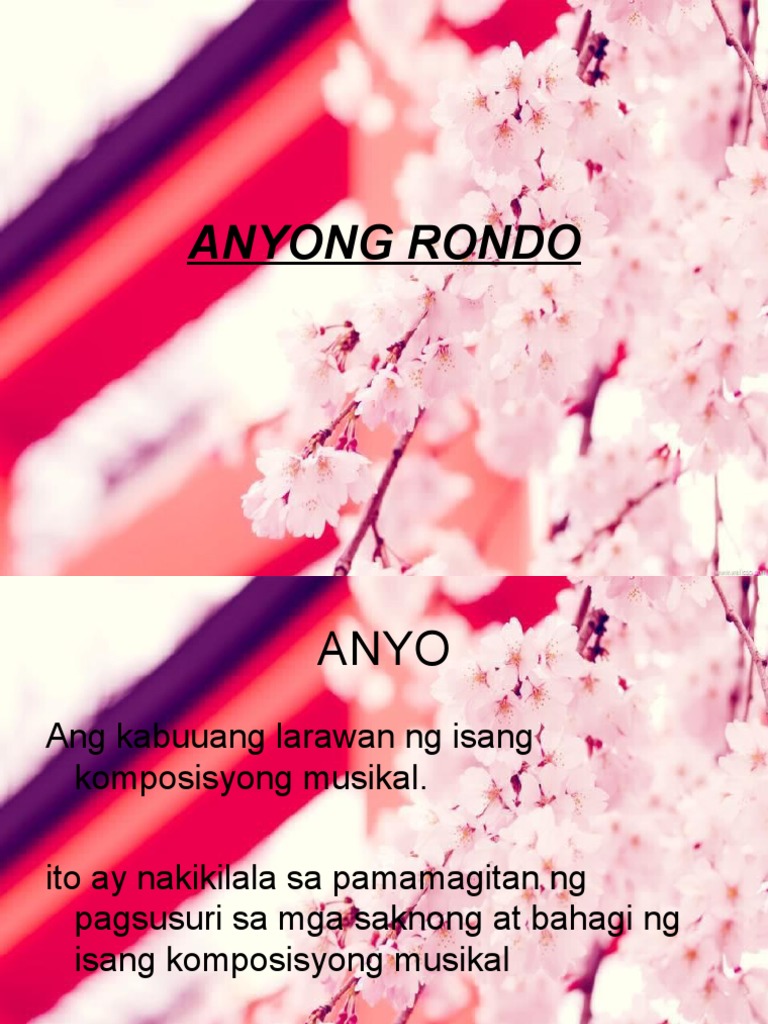 Anyong Rondo | PDF