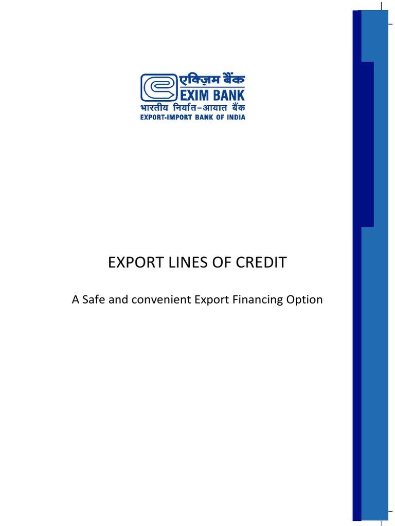 Export Lines of Credit: A Safe and Convenient Export Financing Option ...
