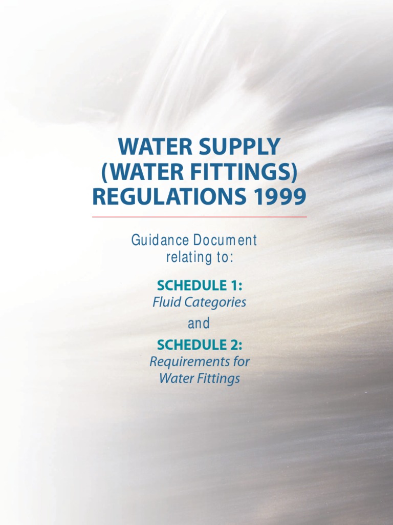 Water Supply and (Water Fittings)Regulations 1999 | Water Heating | Tap ...