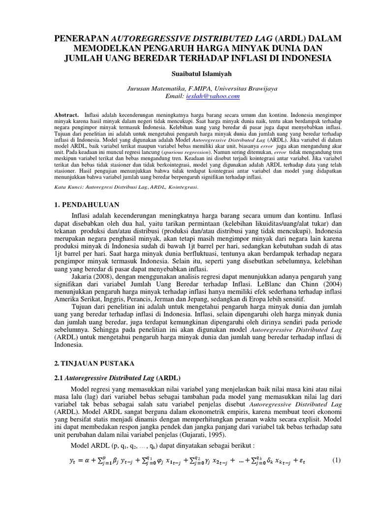 Ardl PDF | PDF