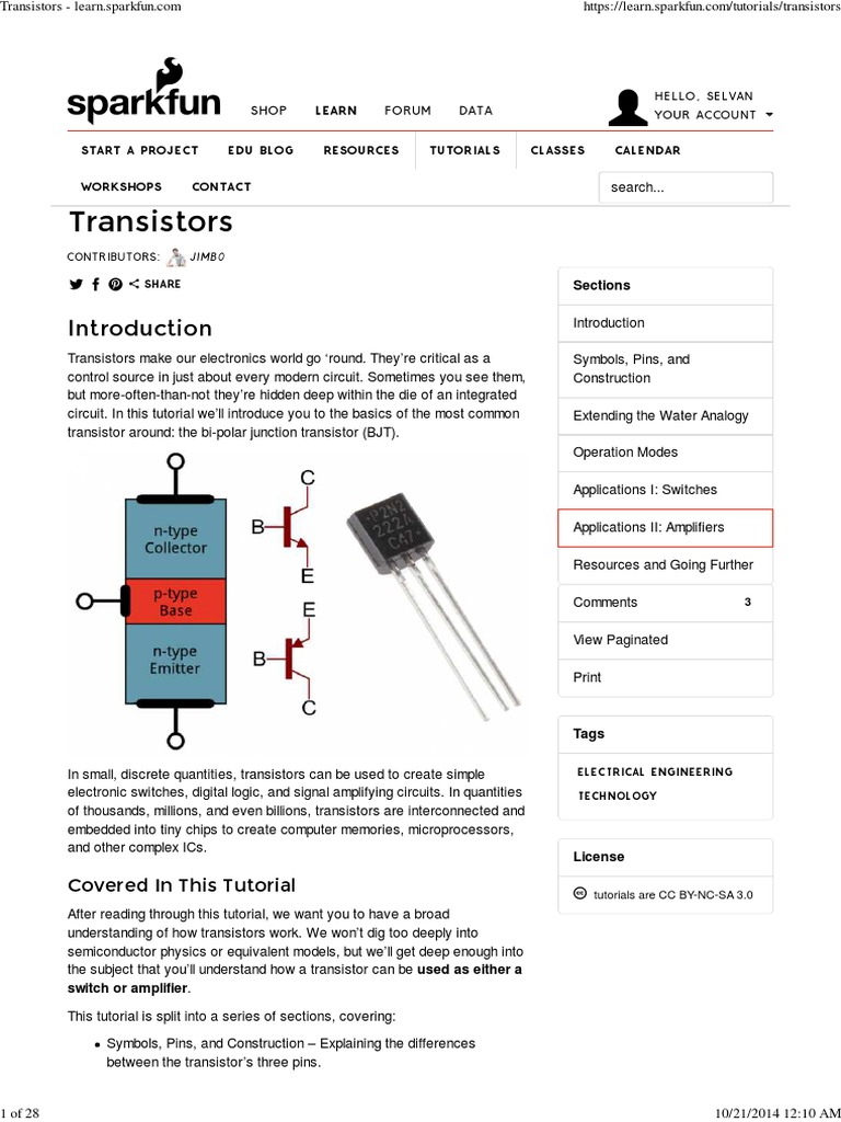 Transistors Diodes Led & ETC | PDF | Bipolar Junction Transistor ...