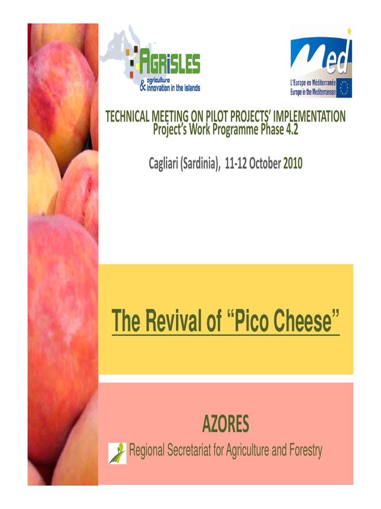 THR I Lf"Pi CH " The Revival of "Pico Cheese": Azores Azores | PDF ...