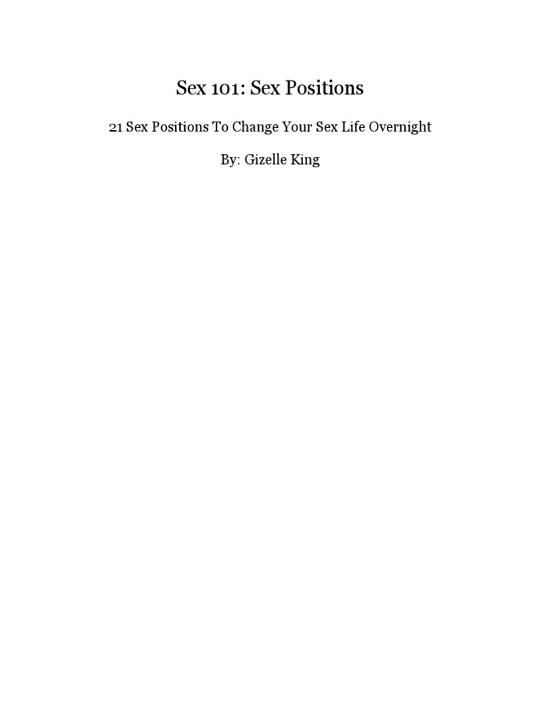 101 Pose PDF | PDF | Foreplay | Sexual Intercourse
