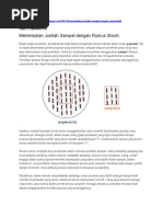 Rumus Sampel Isaac dan Michael | PDF | Metode & Bahan Ajar | Kesehatan ...