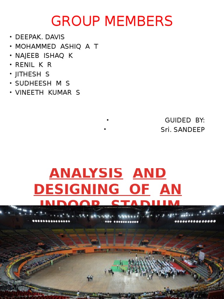Indoor Stadium Design and Planning Guide | PDF | Truss | Stadium