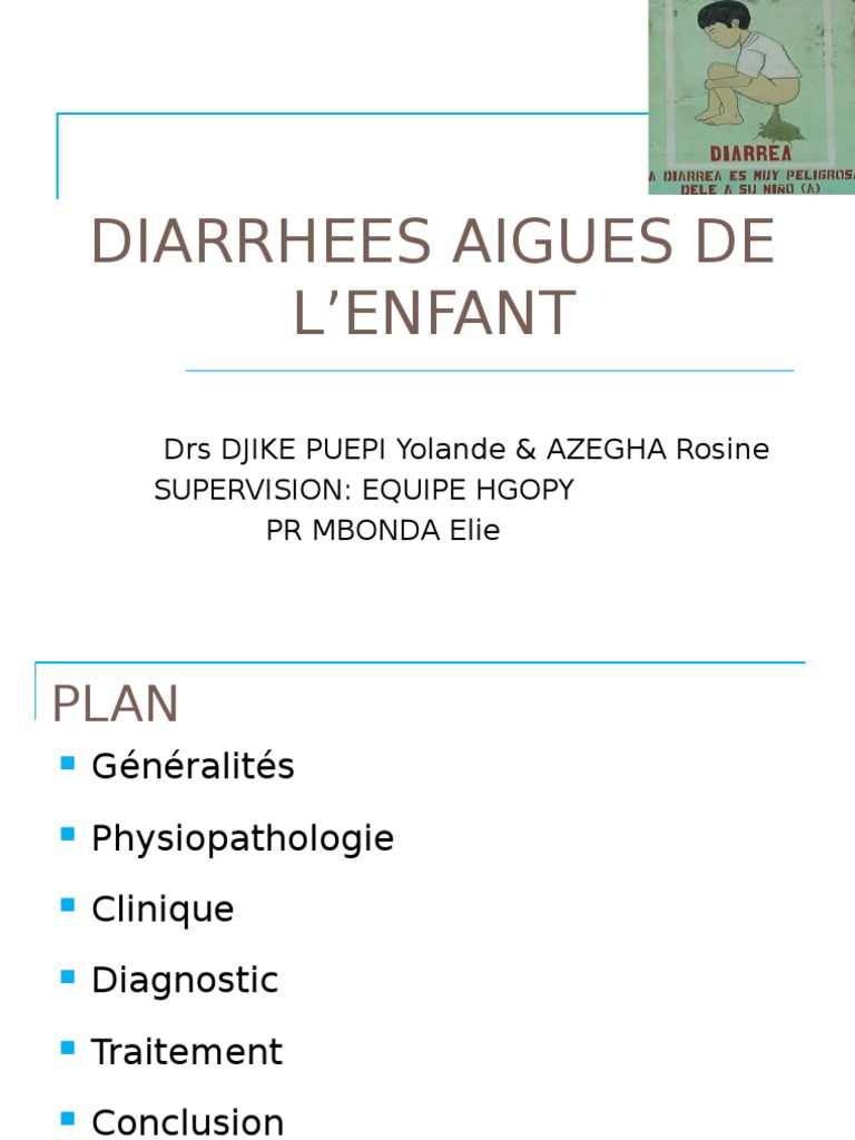 Diarrhées Aiguës de l'Enfant | PDF | Diarrhée | Allaitement
