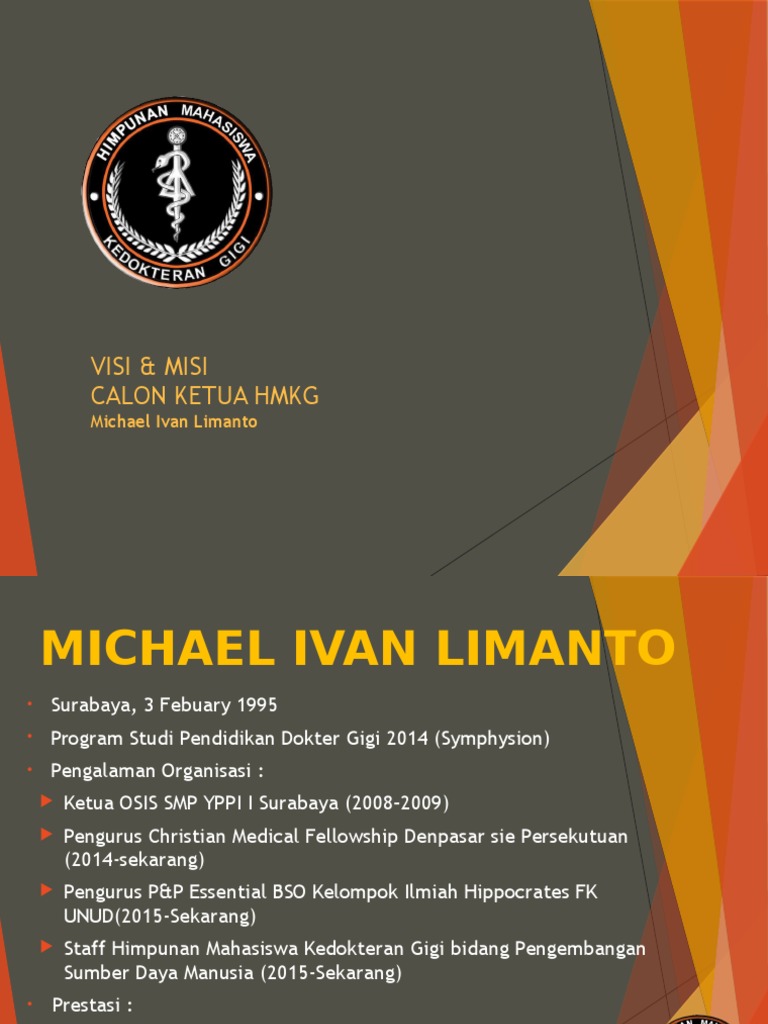 Visi Misi Michael Ivan | PDF