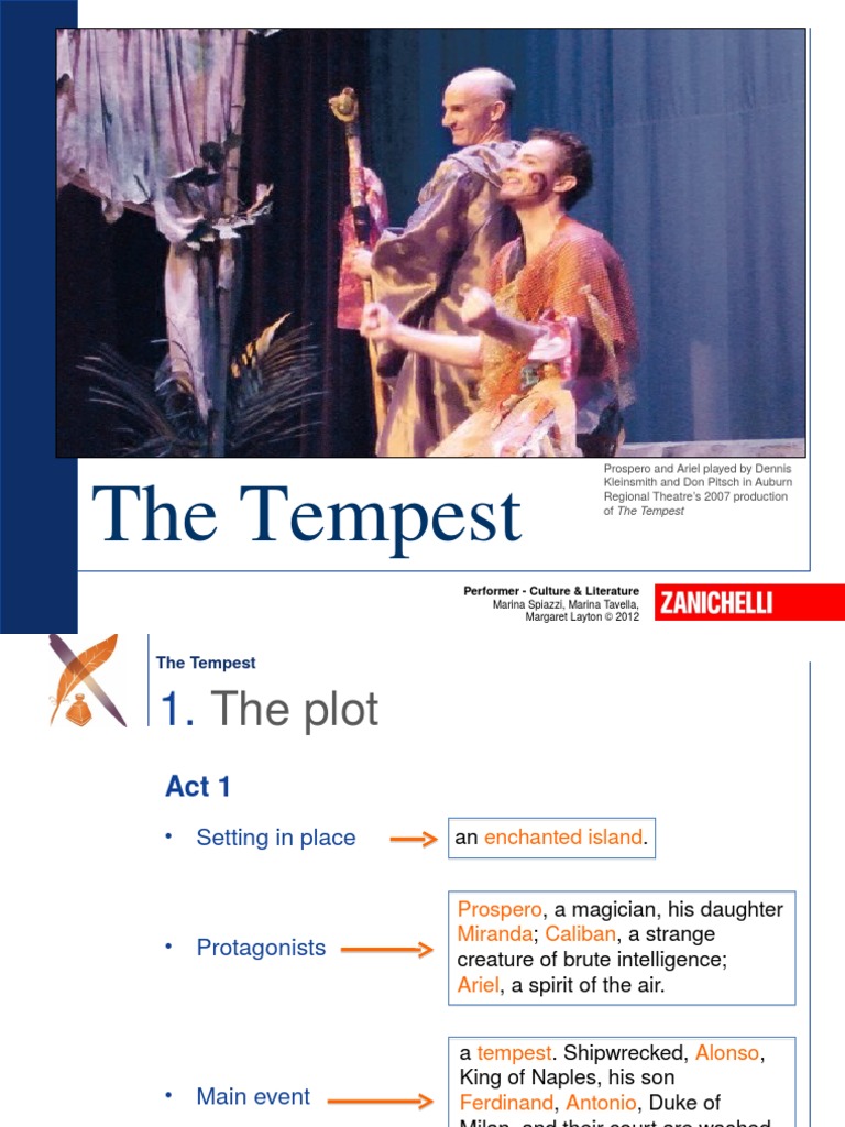 The Tempest: Performer - Culture & Literature | PDF | The Tempest | Plays