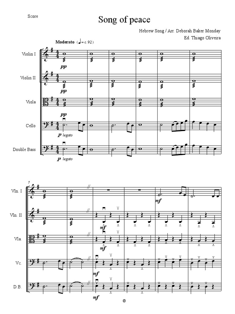 Song of Peace | PDF | Gaiaphones | Baroque Music