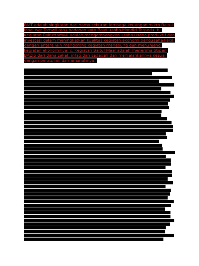 BMT Adalah Singkatan Dari Nama Sebutan Lembaga Keuangan Mikro Baitul ...