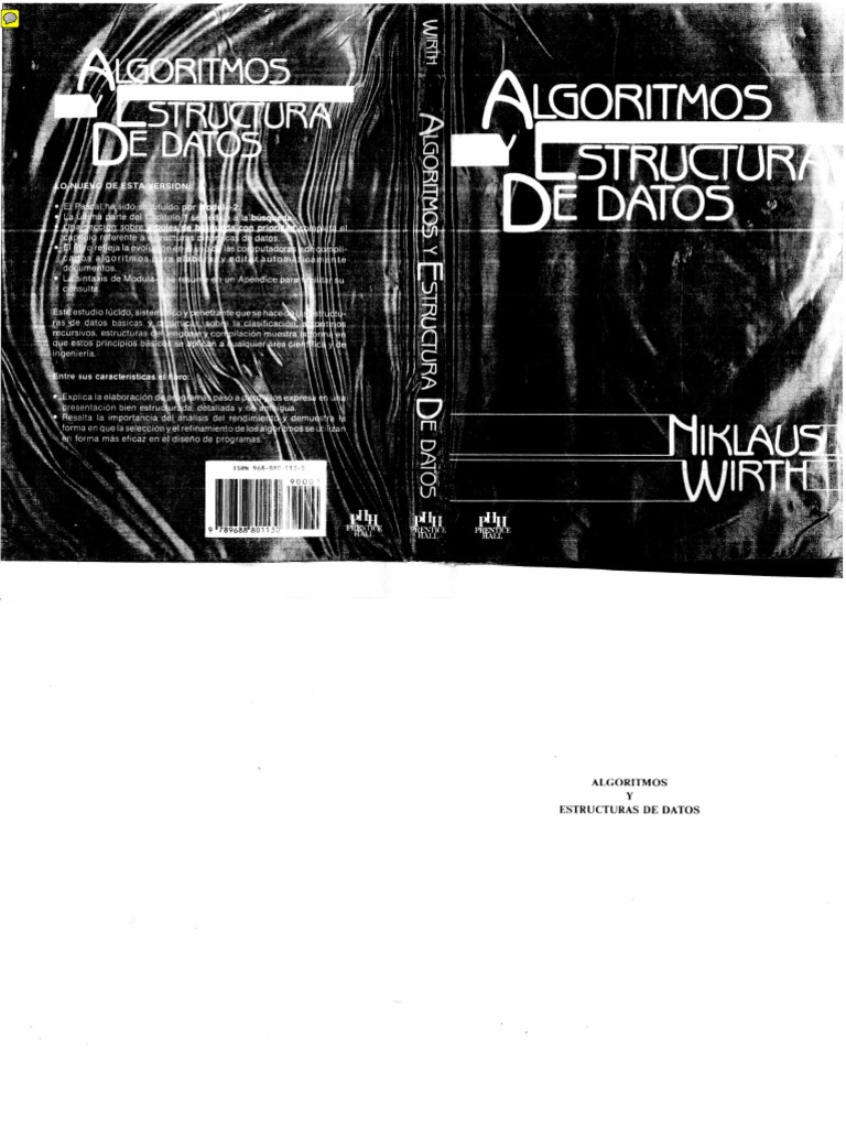 Algoritmos Y Estructura de Datos, Niklaus Wirth | PDF