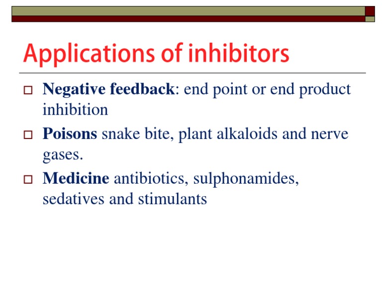 Inhibitor Application | PDF