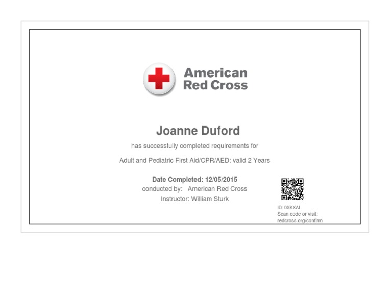 CPR Certificate | PDF