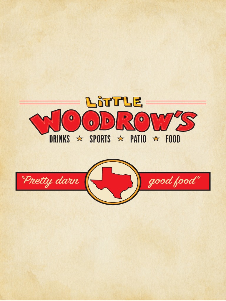 Little Woodrow's - Dallas Lunch and Dinner Menu | PDF | Salad | Hamburgers