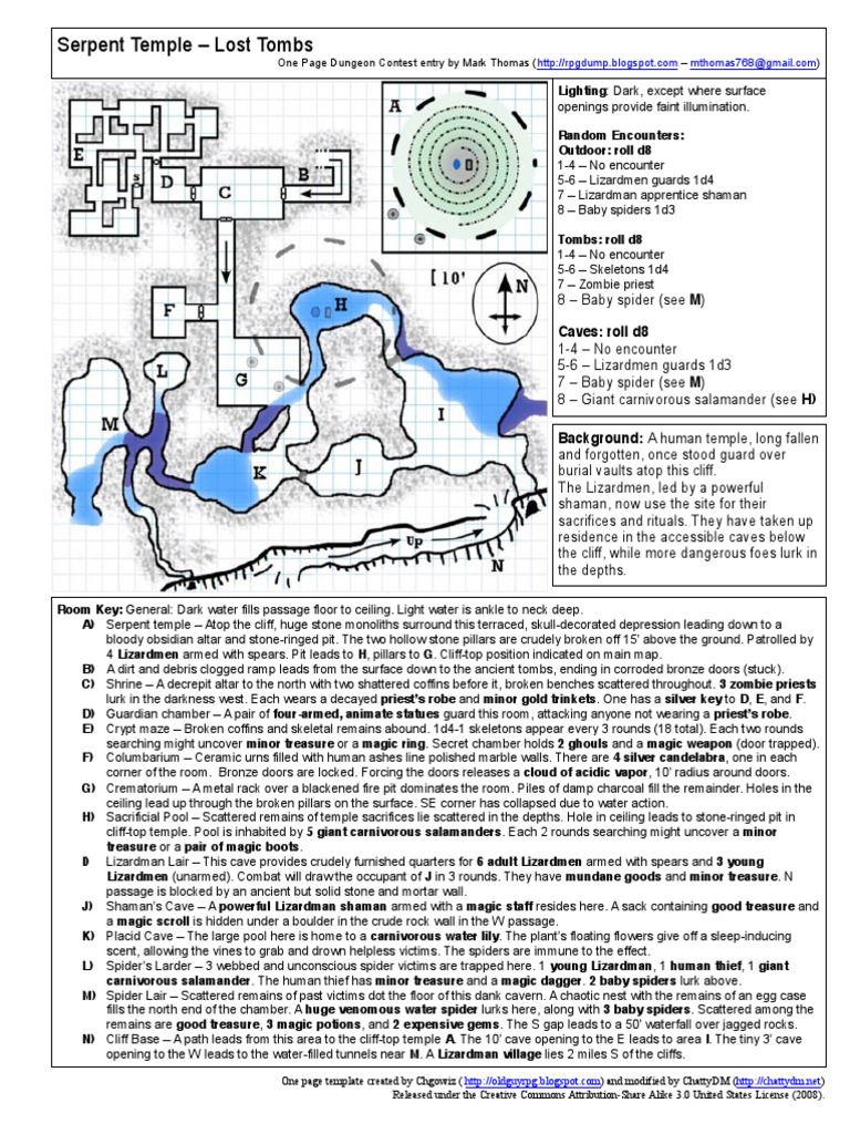 Serpent Temple Dungeon Guide | PDF | Spider
