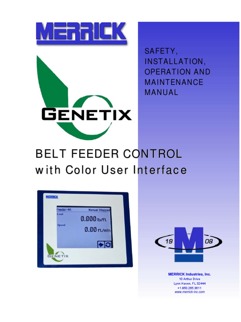 Belt Manual - CUI R0 | PDF | Calibration | Belt (Mechanical)