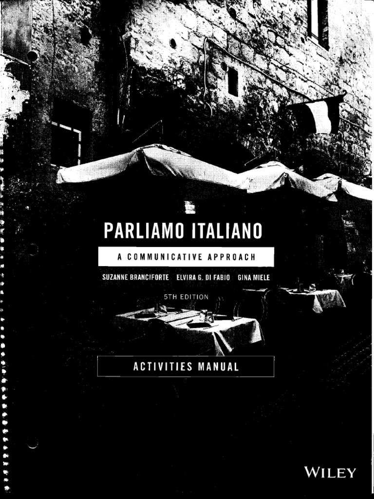 Parliamo Italiano Activities Manual PDF | PDF