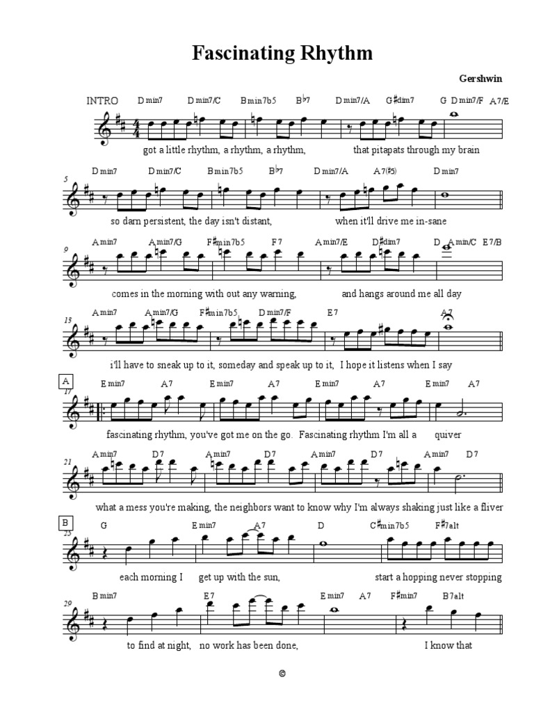 Fascinating Rhythm Eb | PDF