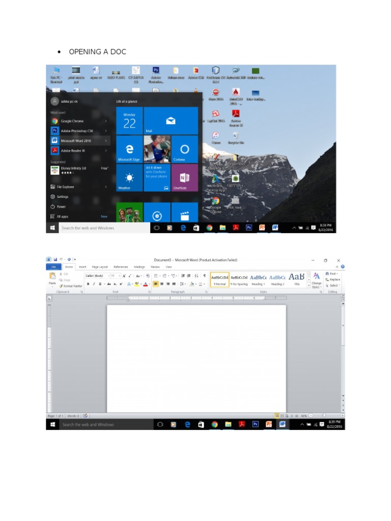 It Project:ms Word | PDF