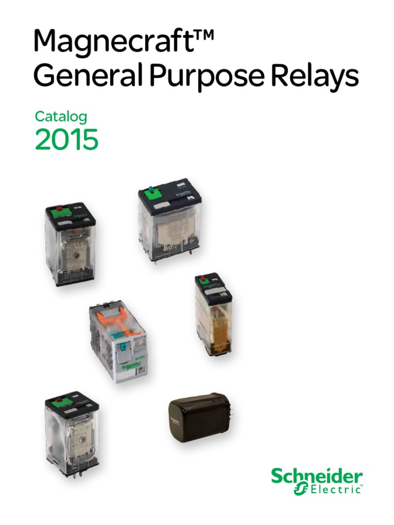 Magnecraft™ General Purpose Relays: Catalog | PDF | Alternating Current ...