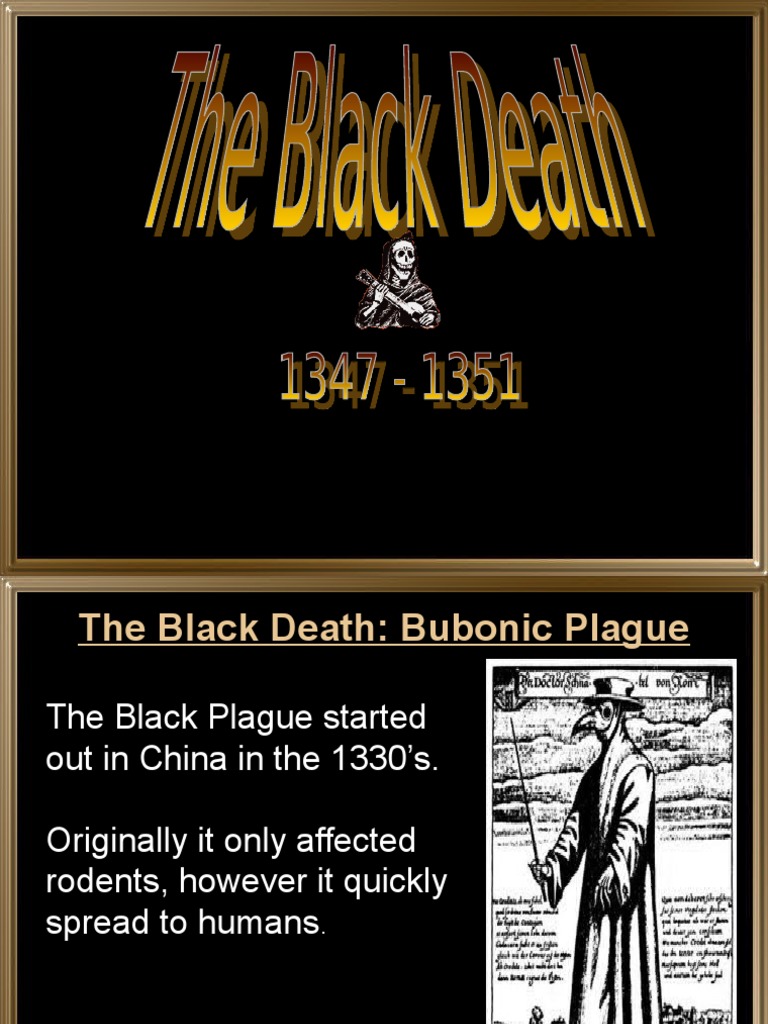 black plague powerpoint | Black Death | Plague (Disease)