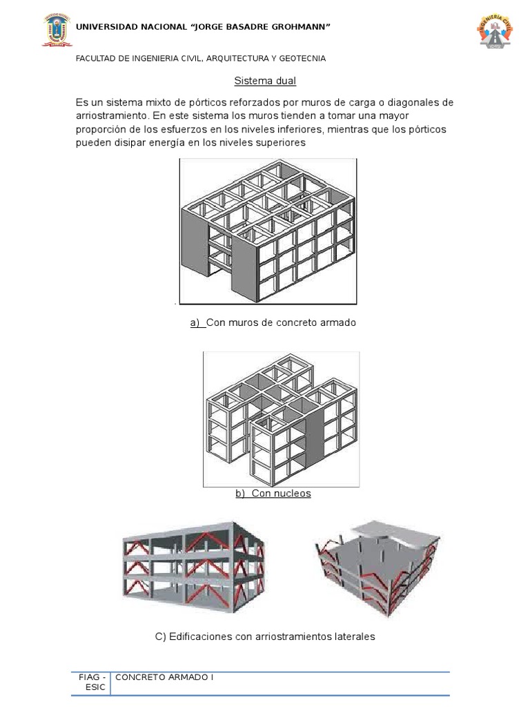 Sistema Dual en Estructuras Mixtas | PDF | Rigidez | Resistencia ...