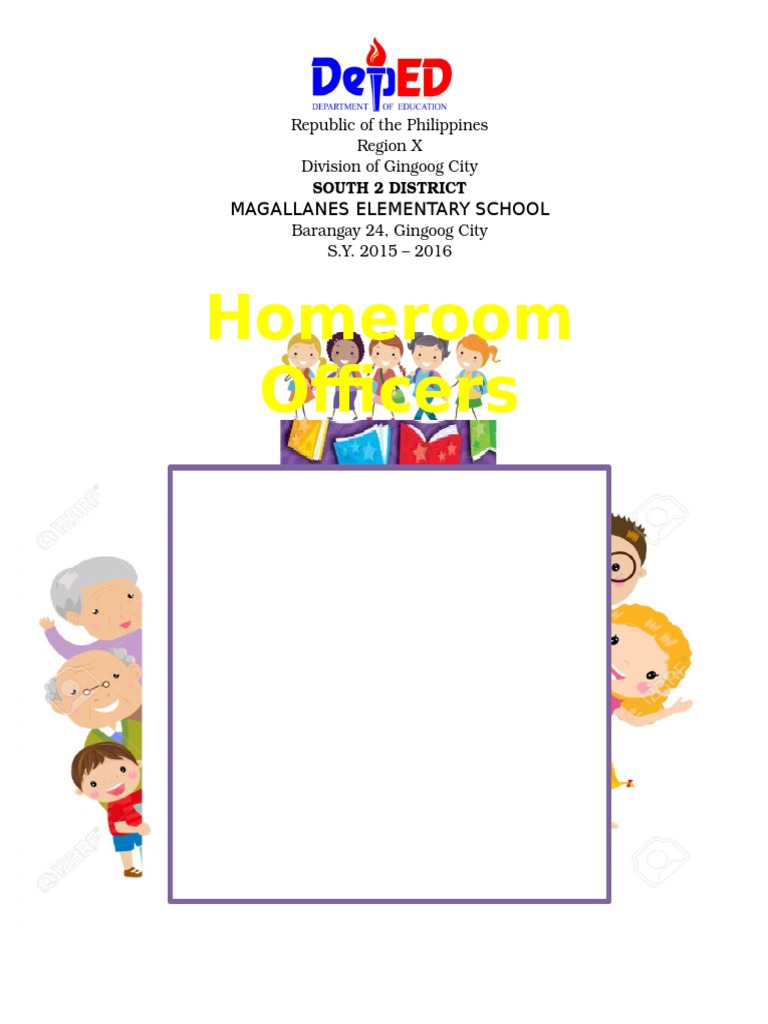 Homeroom Officers: Magallanes Elementary School | PDF