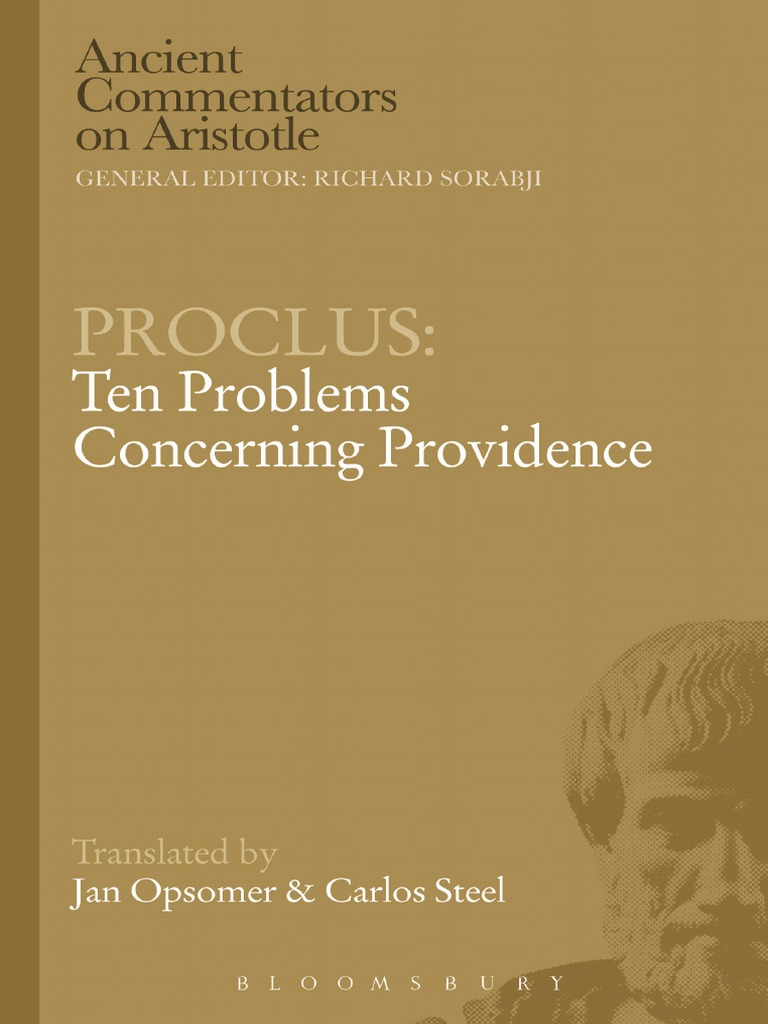 Proclus - Ten Problems Concerning Providence | PDF | Nous | Platonism