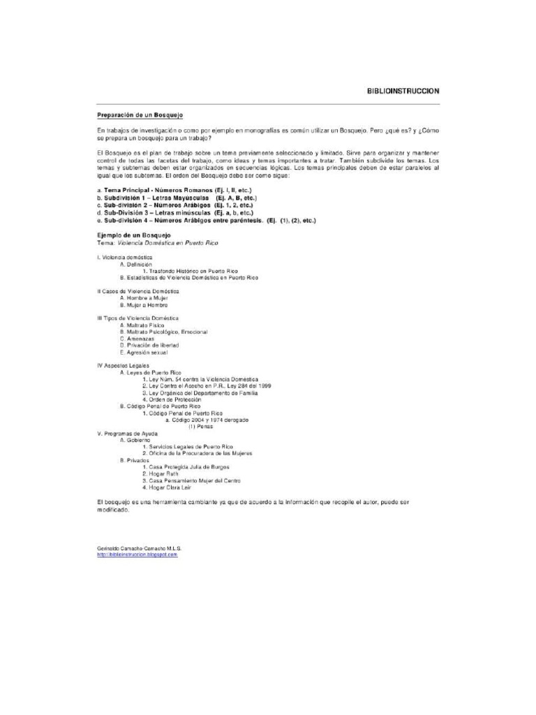 ejemplos de bosquejo.docx | Turismo | Marketing