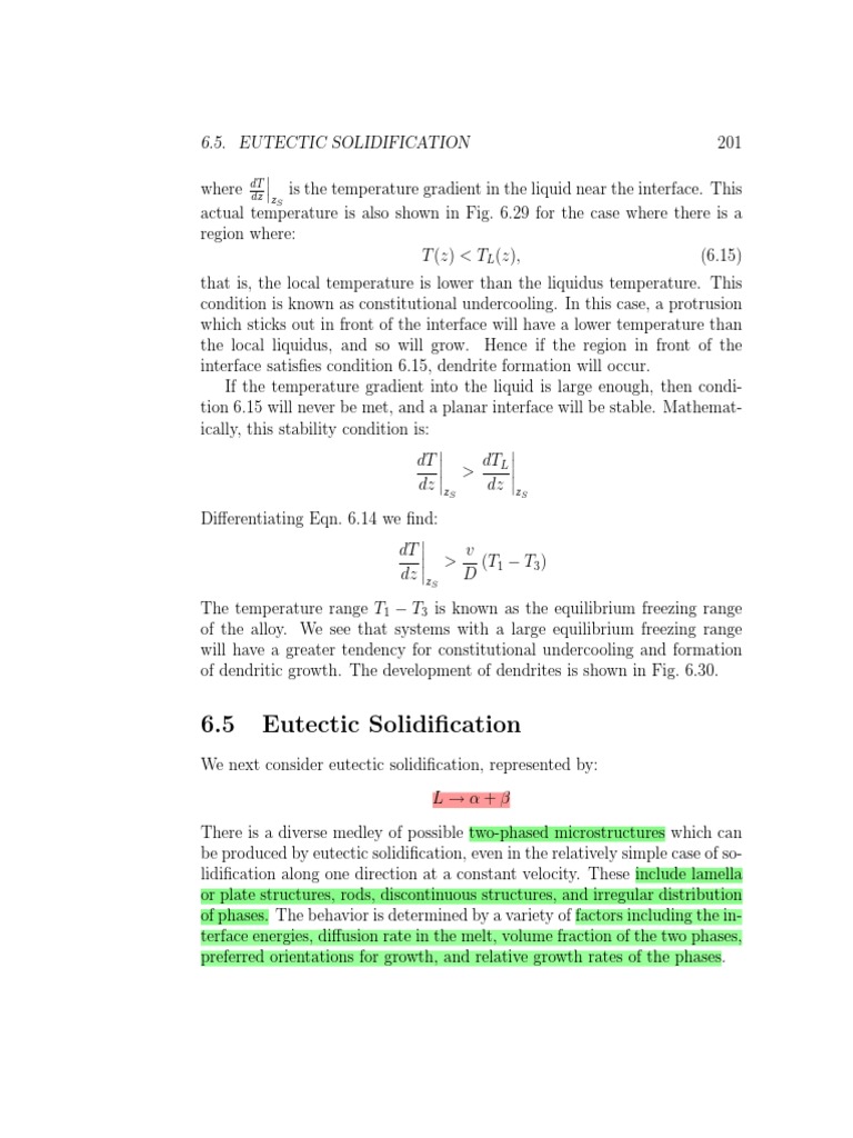 Eutectic Solidification | PDF | Nucleation | Phase Diagram