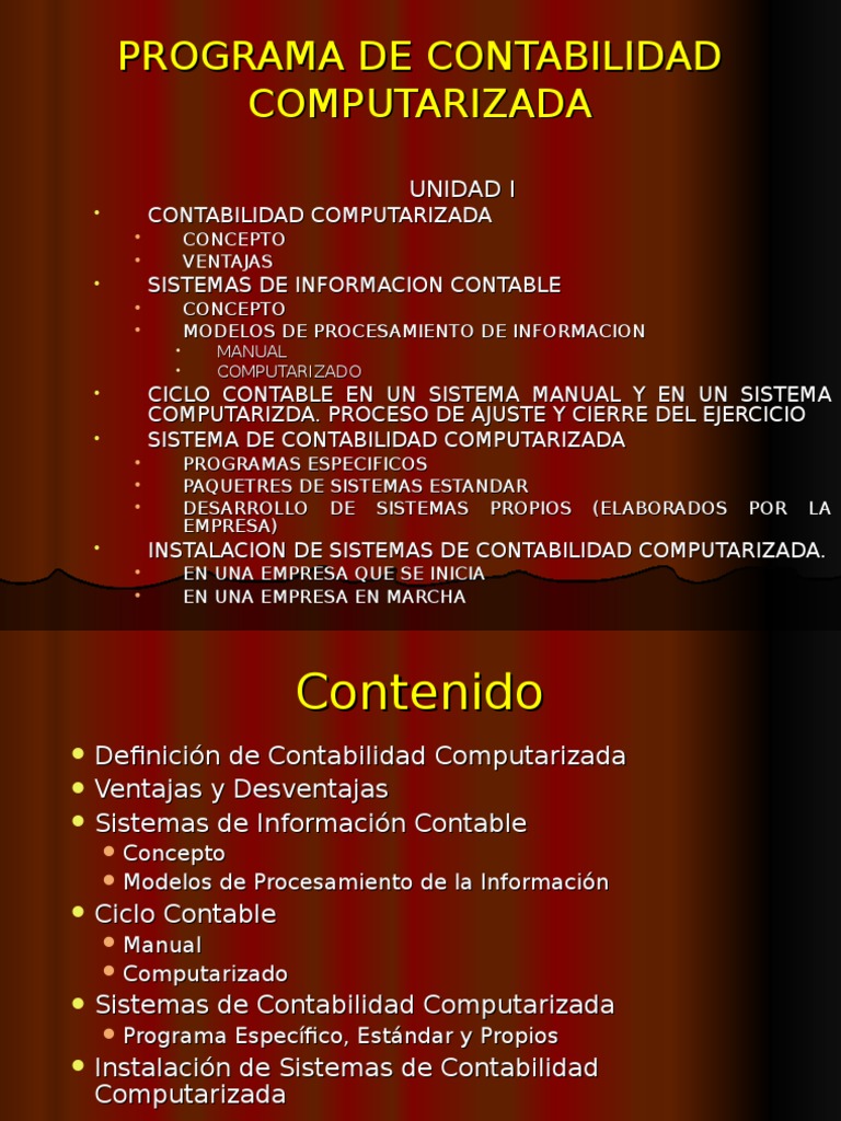 Contabilidad Computarizada: Ventajas y Sistemas | PDF | Contabilidad ...