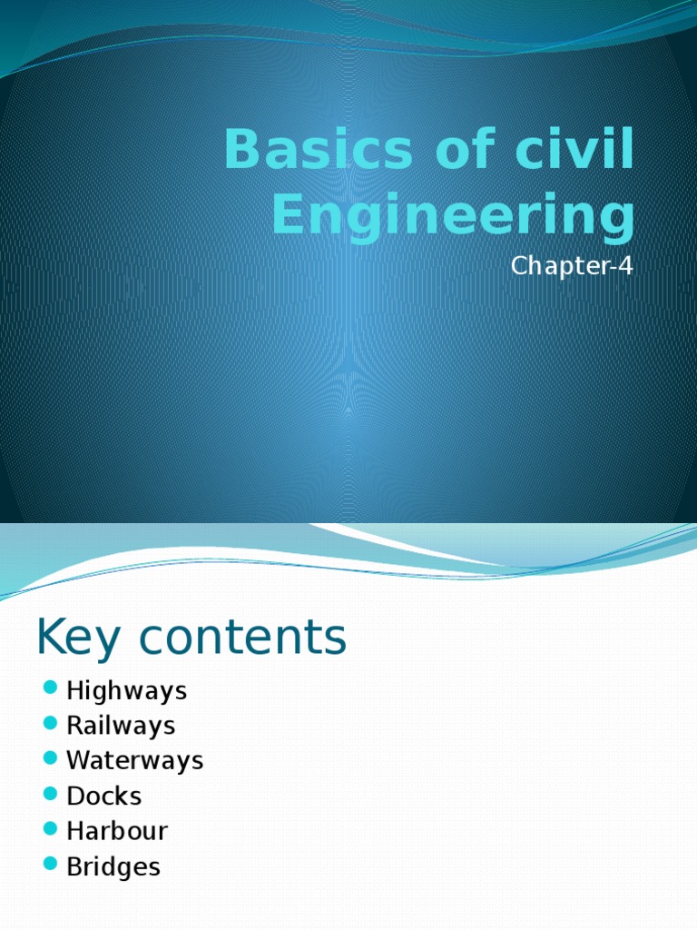 Civil Engineering: Transportation Systems Overview | PDF | Track (Rail ...