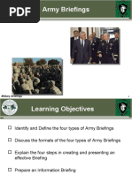 Military Briefings | PDF | Memorandum | Staff (Military)