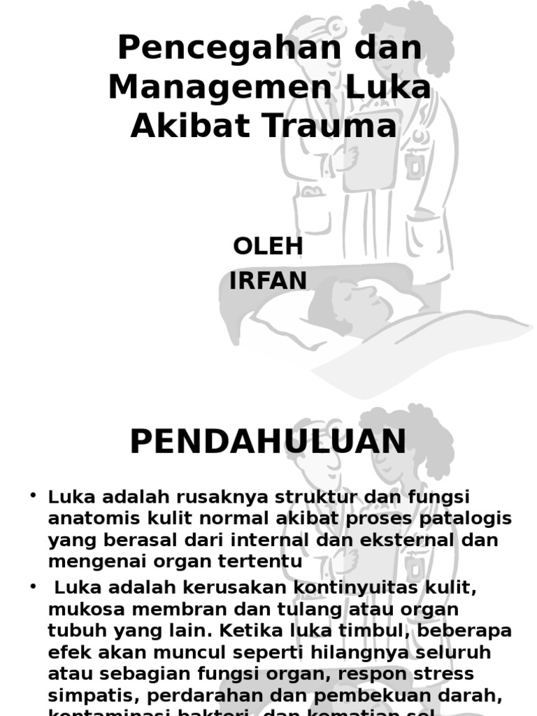 Manajemen Luka Trauma - 2-2 | PDF | Griya & Taman