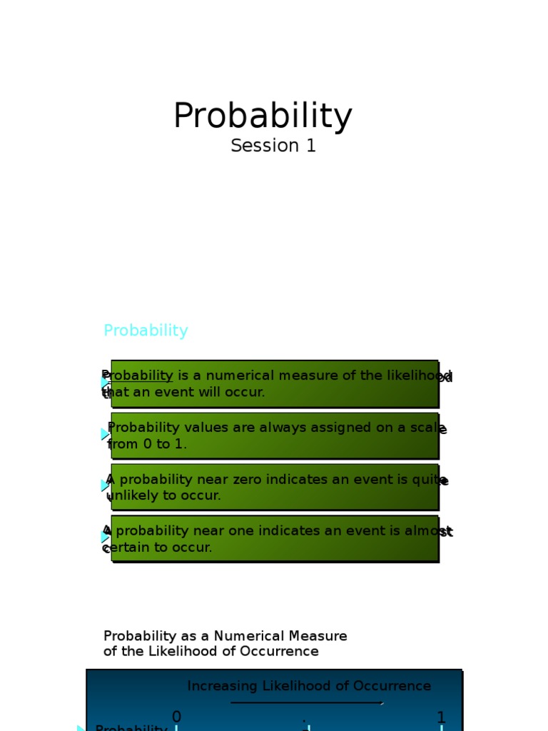 Probability Basics | Download Free PDF | Probability | Experiment Probability Basics | Download Free PDF | Probability | Experiment