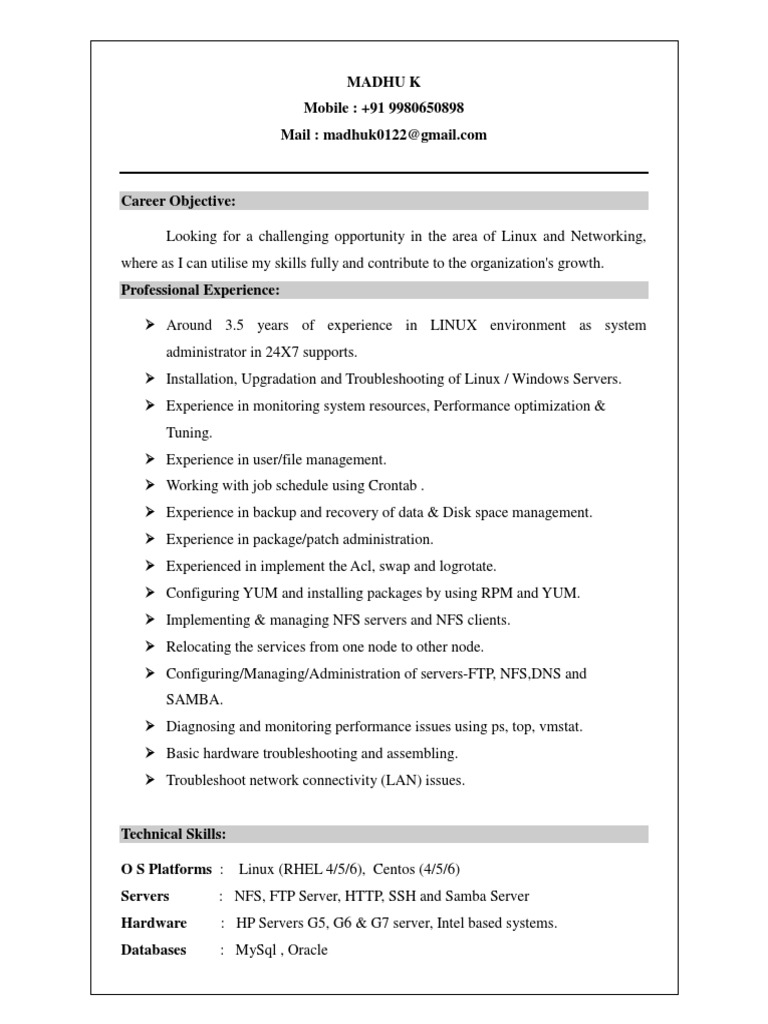 Madhu PDF | PDF | Server (Computing) | Linux