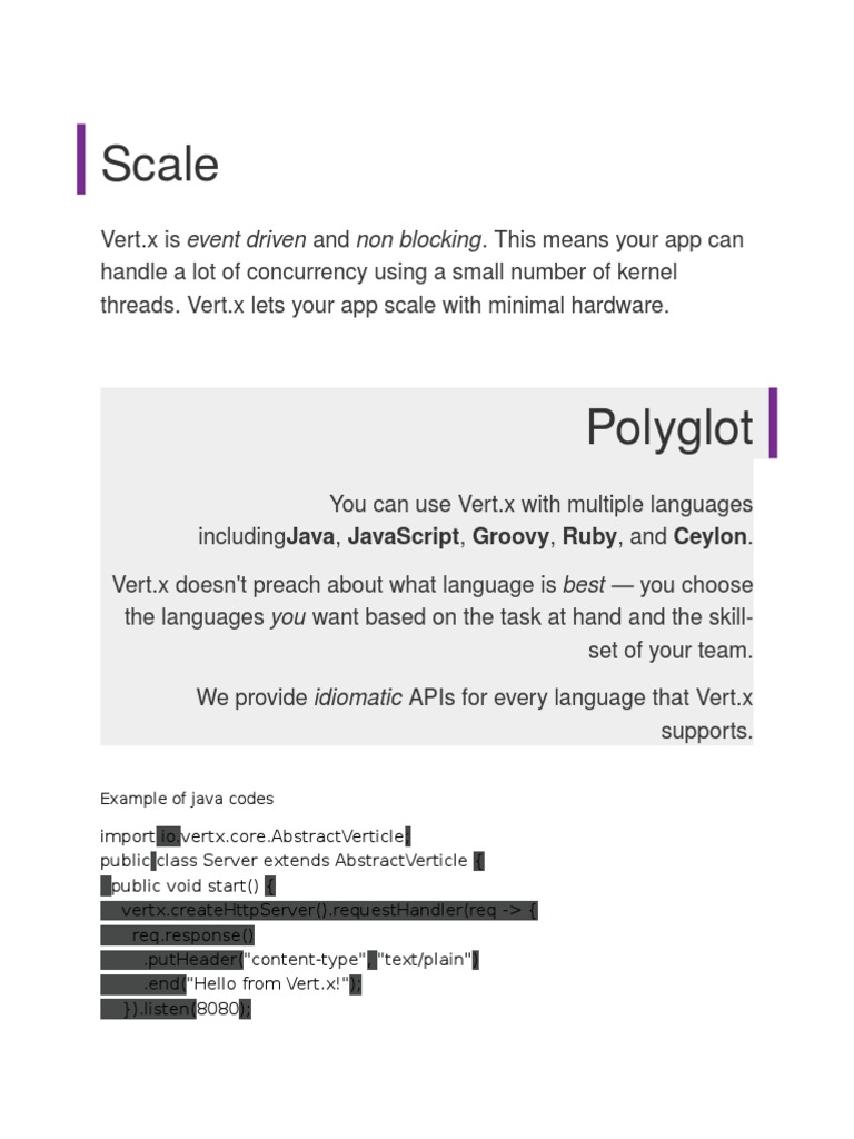 Scale: Example of Java Codes | PDF