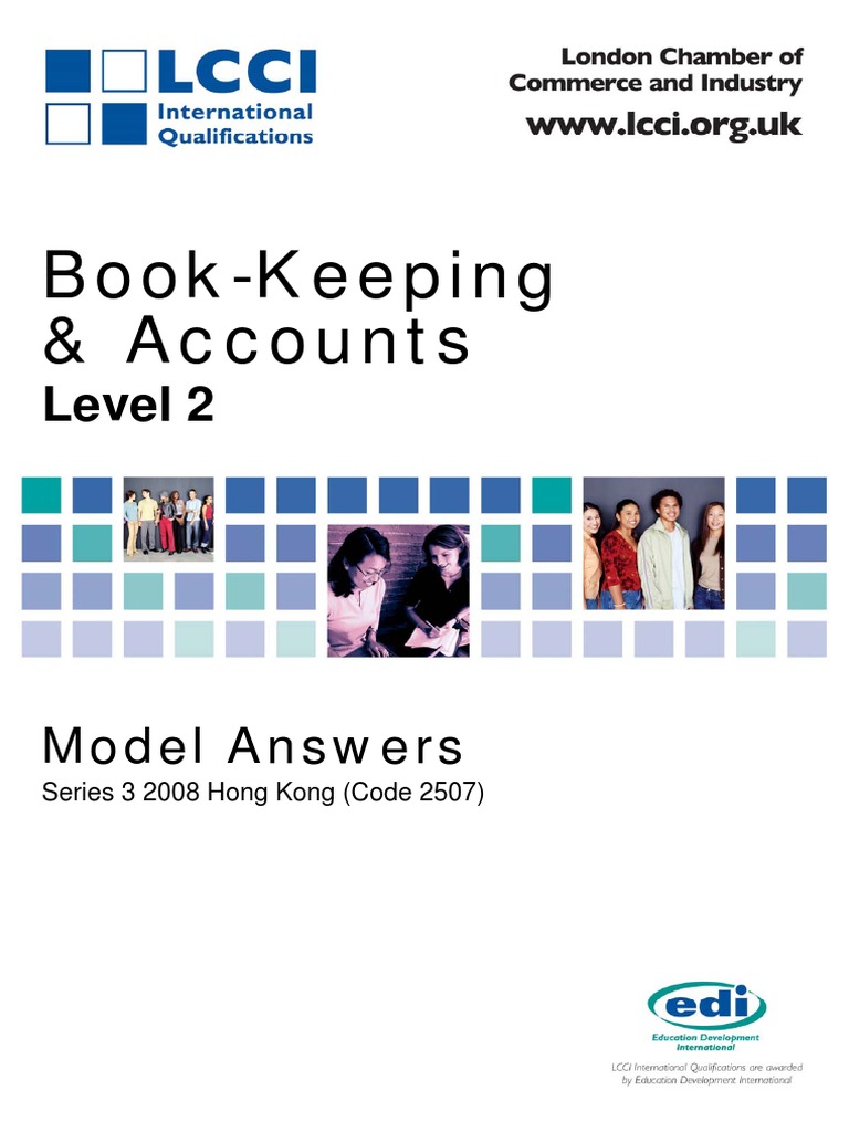 2008 LCCI Level 2 (2507) Series 3 Model Answers | PDF | Bad Debt | Debits And Credits