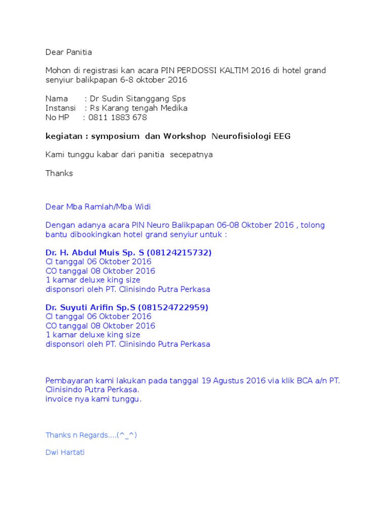 Registrasi PIN PERDOSSI Kaltim 2016 | PDF | Karier & Perkembangan ...