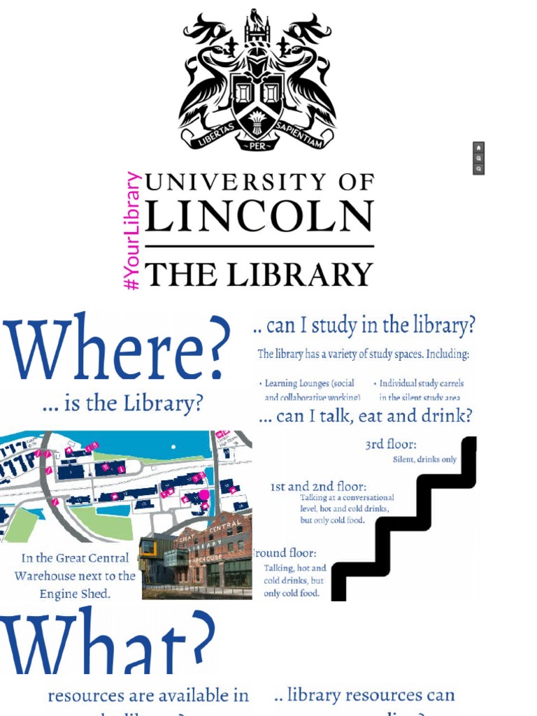 University of Lincoln Library Induction 2016 | PDF