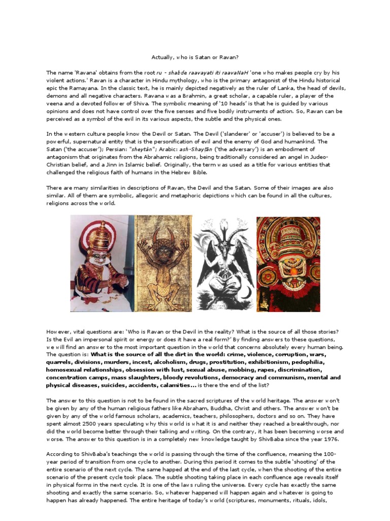 Who Is Devil? | PDF | Satan | Religion And Belief