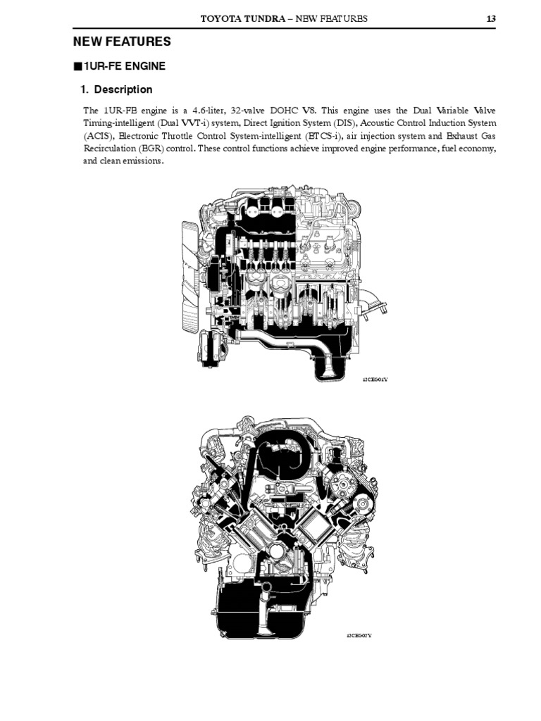 1UR-FE | Throttle | Fuel Injection