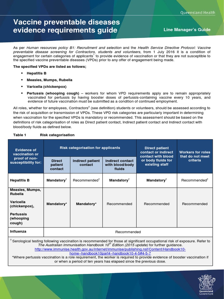 VPD Evidence Guide PDF | PDF | Vaccines | Vaccination