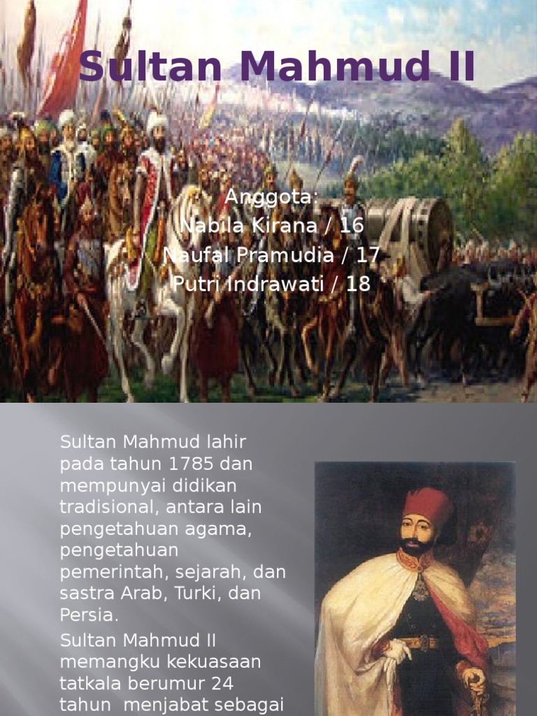 Biografi Sultan Mahmud II dan Reformasi | PDF | Perjalanan | Sejarah