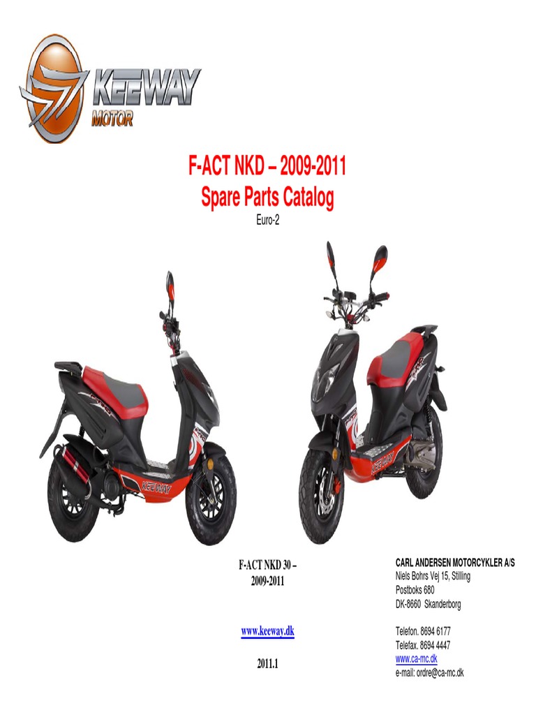 Keeway Spare Parts Catalog | PDF