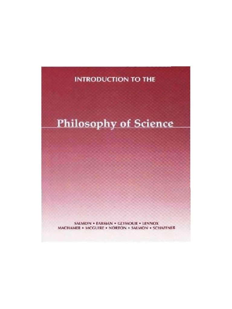 Introduction To The Philosophy of Science First Part | PDF | Argument ...